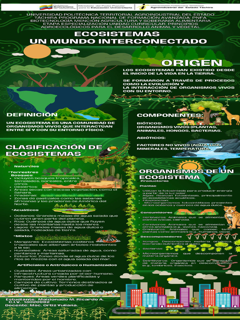 Ecosistemas. (Infografía) | PDF