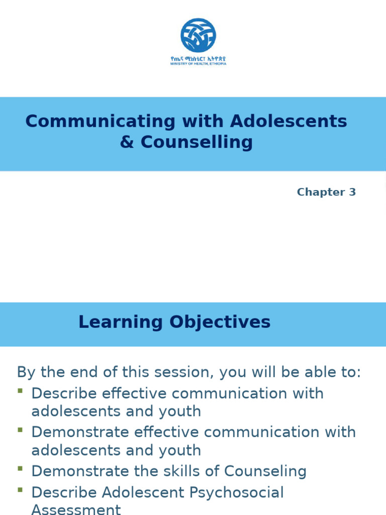Effective Communication with Adolescents | PDF | Adolescence ...