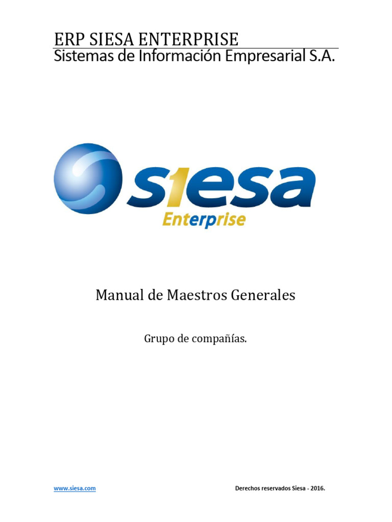 Manuales Siesa | PDF