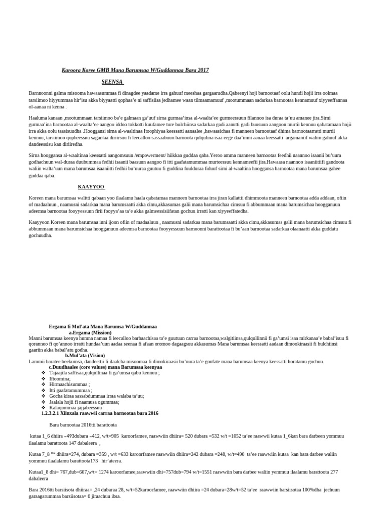 Karoora GMB Gabate Sad .2ffaa 2017 | PDF