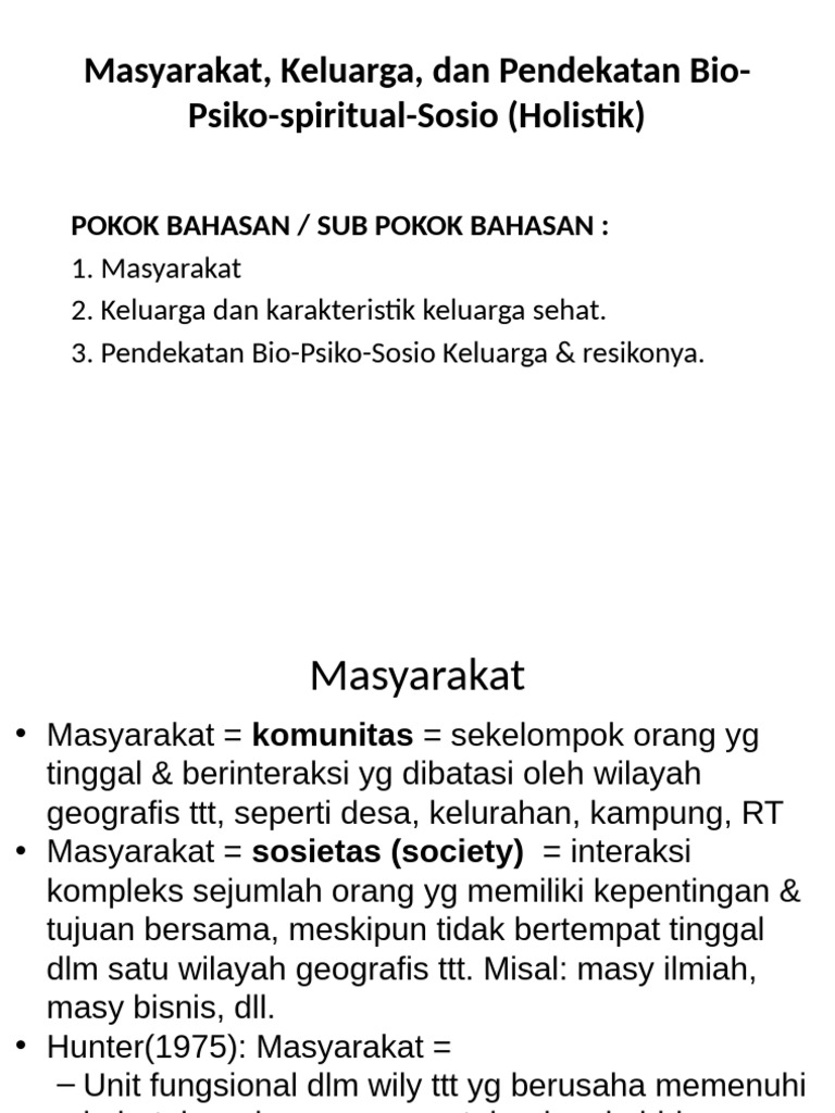 Bio Psiko, Sosio, Kultural | PDF