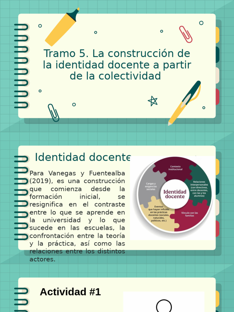 La Construcción de La Identidad Docente A Partir de La Colectividad | PDF