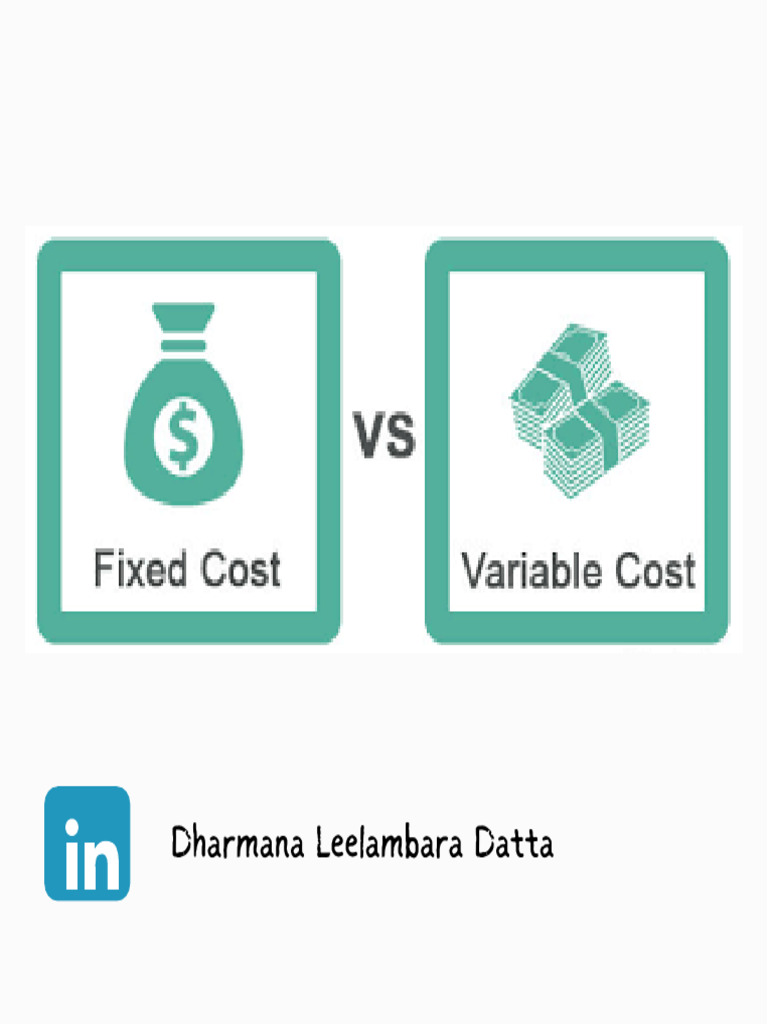 Fixed Vs Variable Costs | PDF