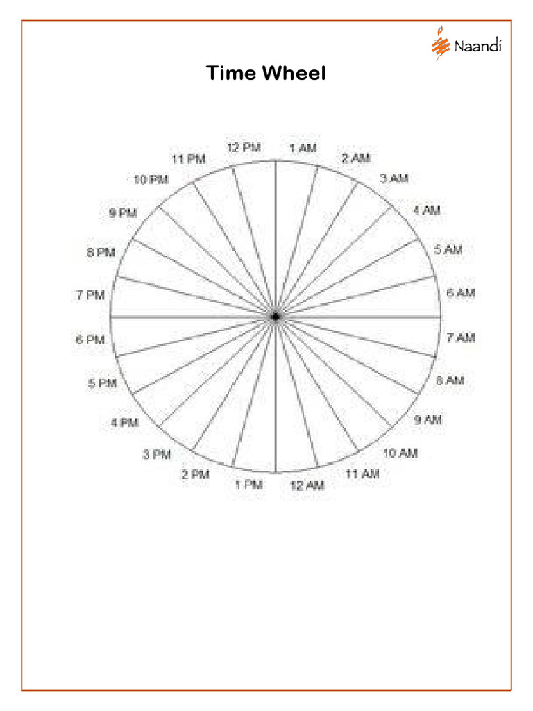 Time Wheel Activity | PDF