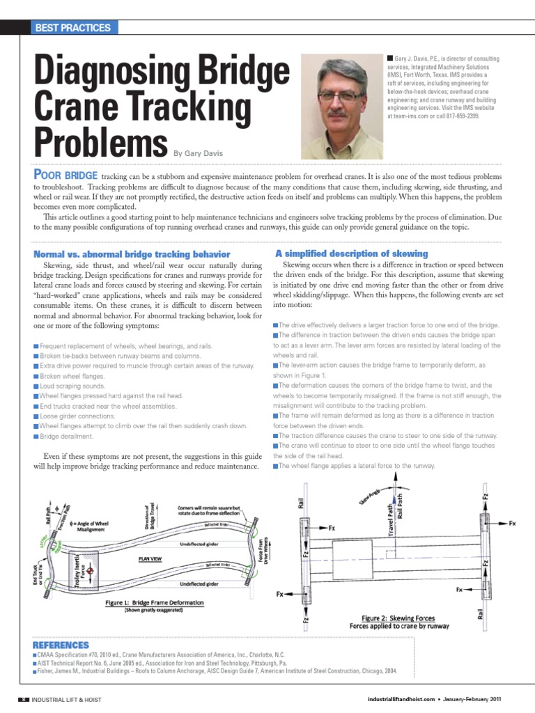 Diagnosing Bridge Crane Tracking Problems (ILH Magazine Version ...