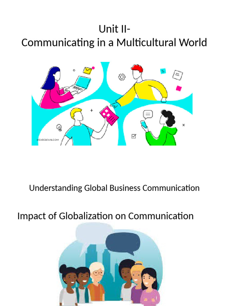Communicating in A Multicultural World | PDF | Communication | Social ...