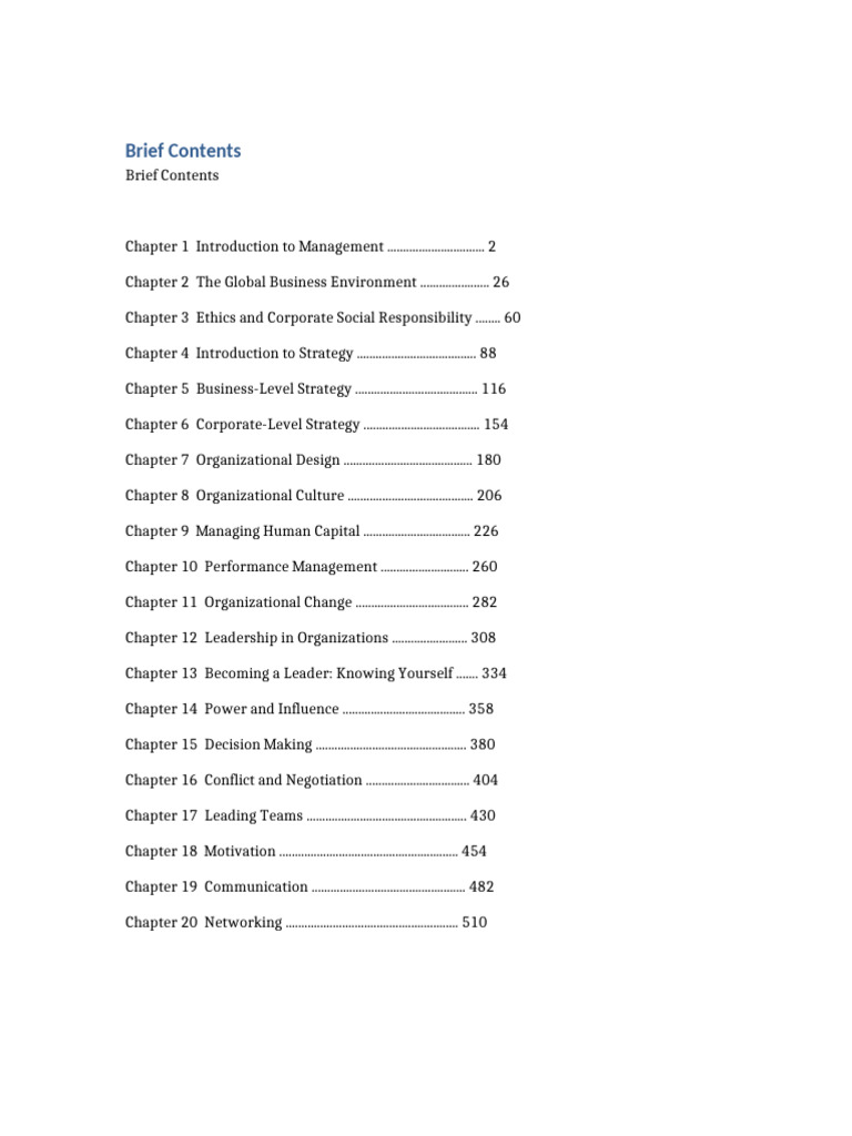 Strategic Management Overview | PDF