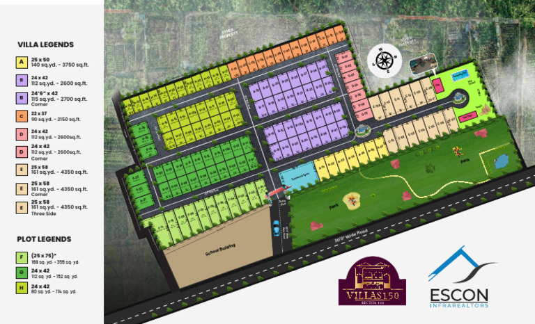 Master Plan of Villas 150 Full Site | PDF