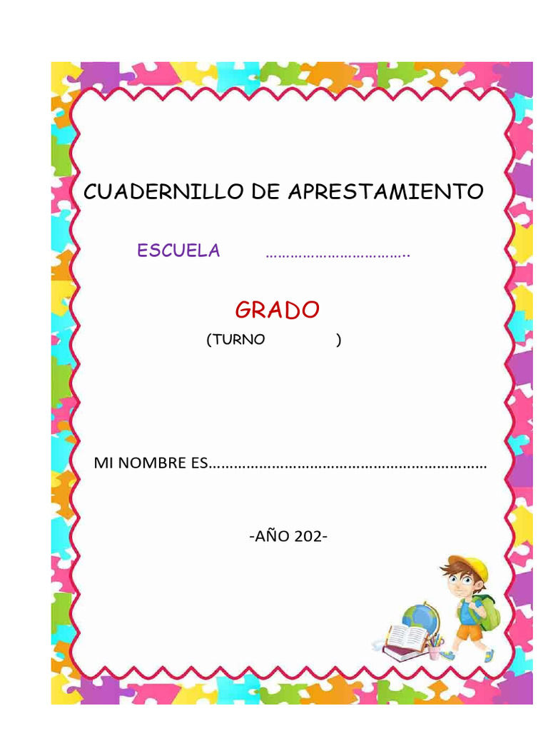 Cuadernillo de Aprestamiento Escolar | PDF