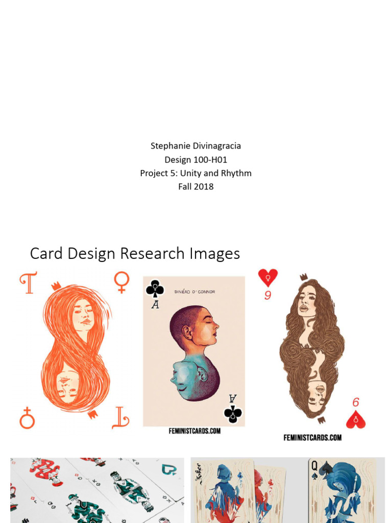 Card Design Project: Unity & Rhythm | PDF