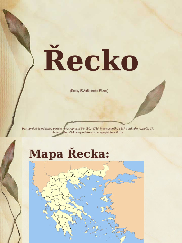 Řecko | PDF