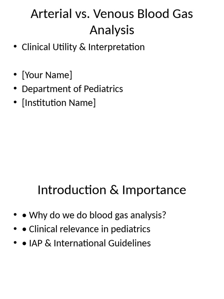 ABGA VBGA Presentation | PDF