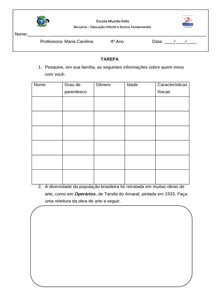 Modelo Tarefa 05 | PDF