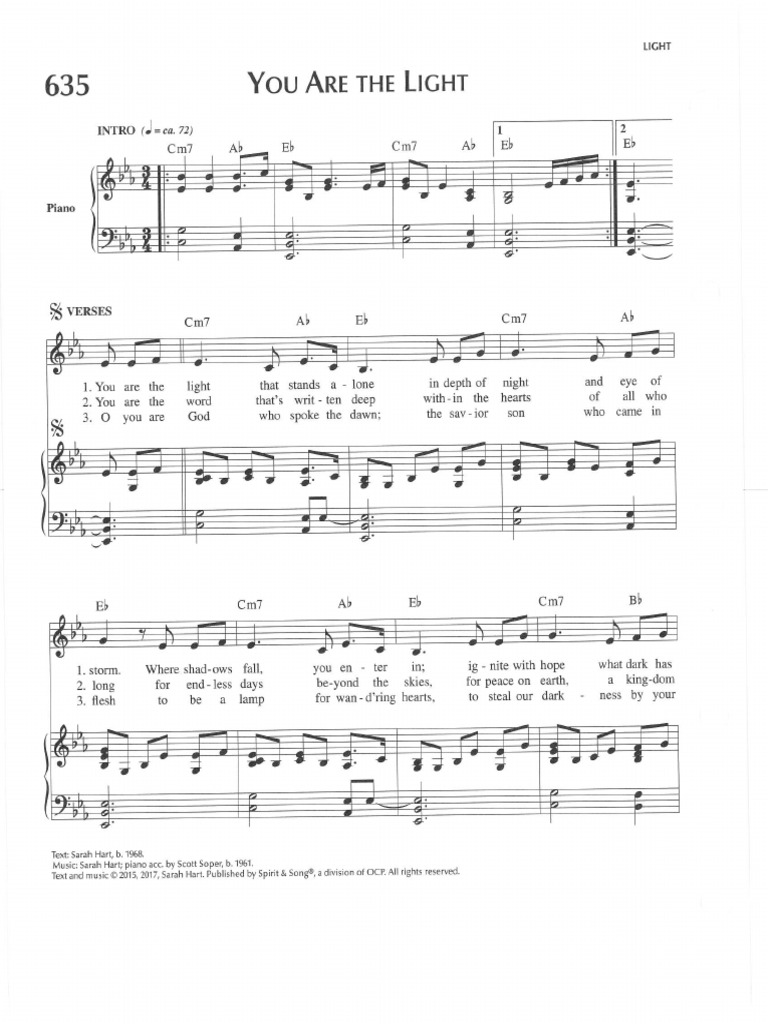 You are the Light | PDF