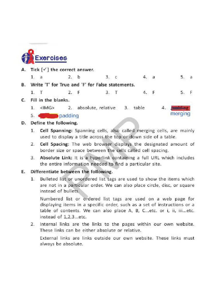 HTML5-Images, Links and Tables | PDF