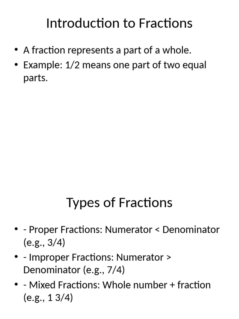 Understanding Fractions Basics | PDF