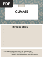 Class Ix Geography Chapter-4 Climate | PDF | Monsoon | Rain