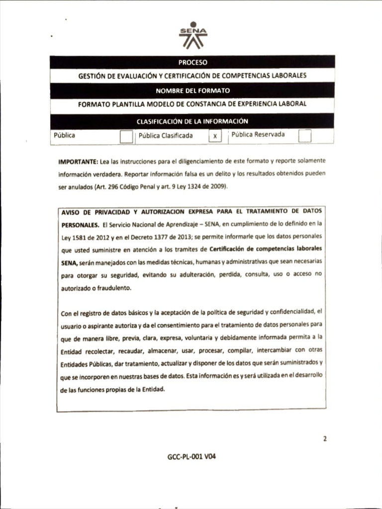Documentos Sena | PDF