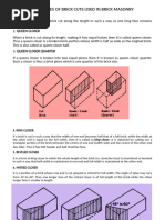 Types of Brick Courses and Cuts | PDF