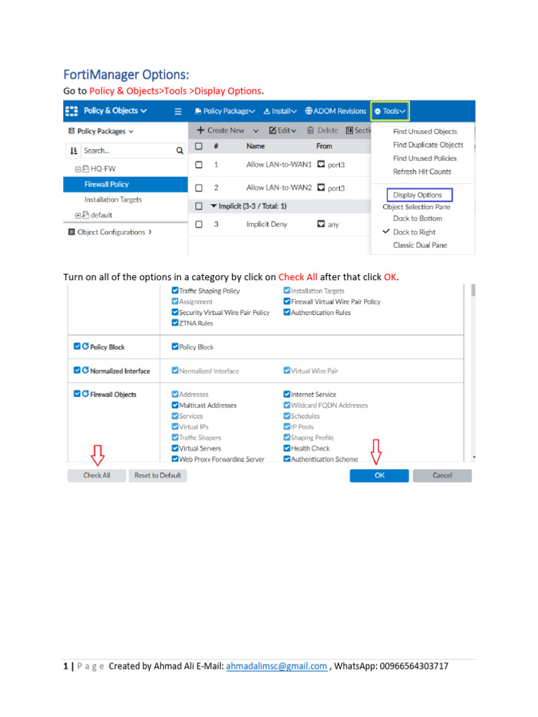 12-FortiManager Options | PDF