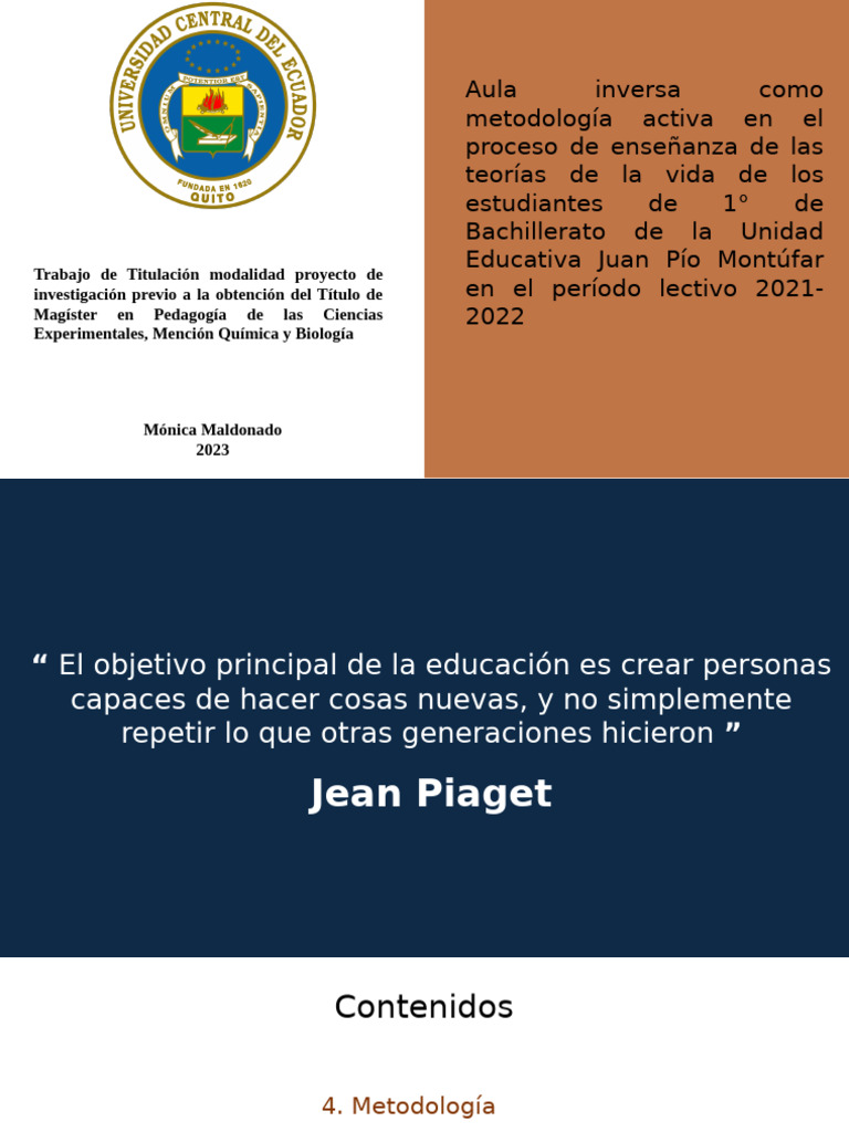 Aula inversa como metodología activa en el proceso de enseñanza de las ...