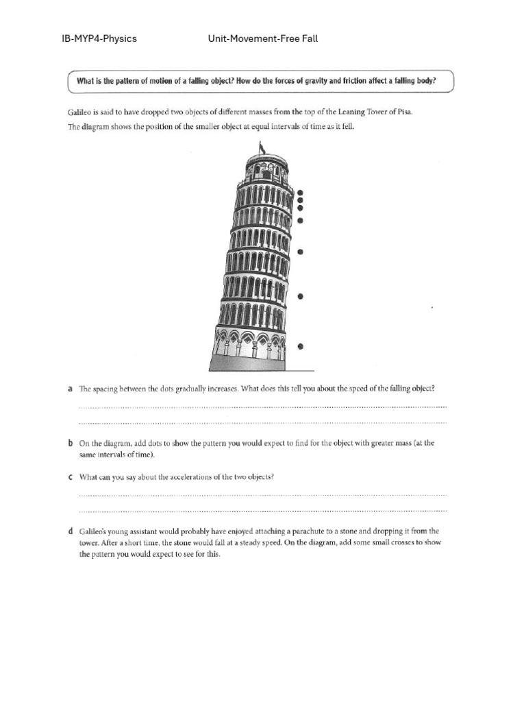 8.Freefall_worksheet_2 | PDF
