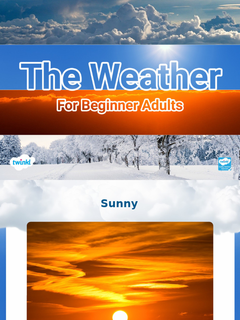 ESL Weather Vocabulary Practice | PDF