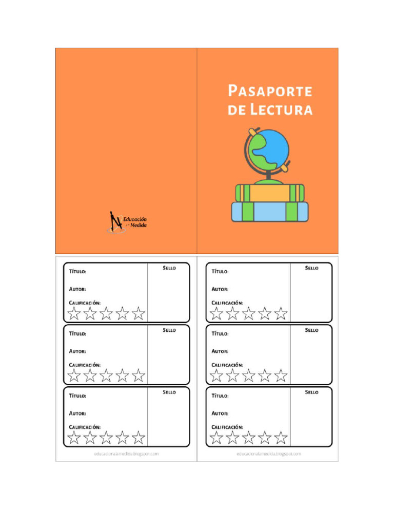 Pasaporte de Lectura | PDF