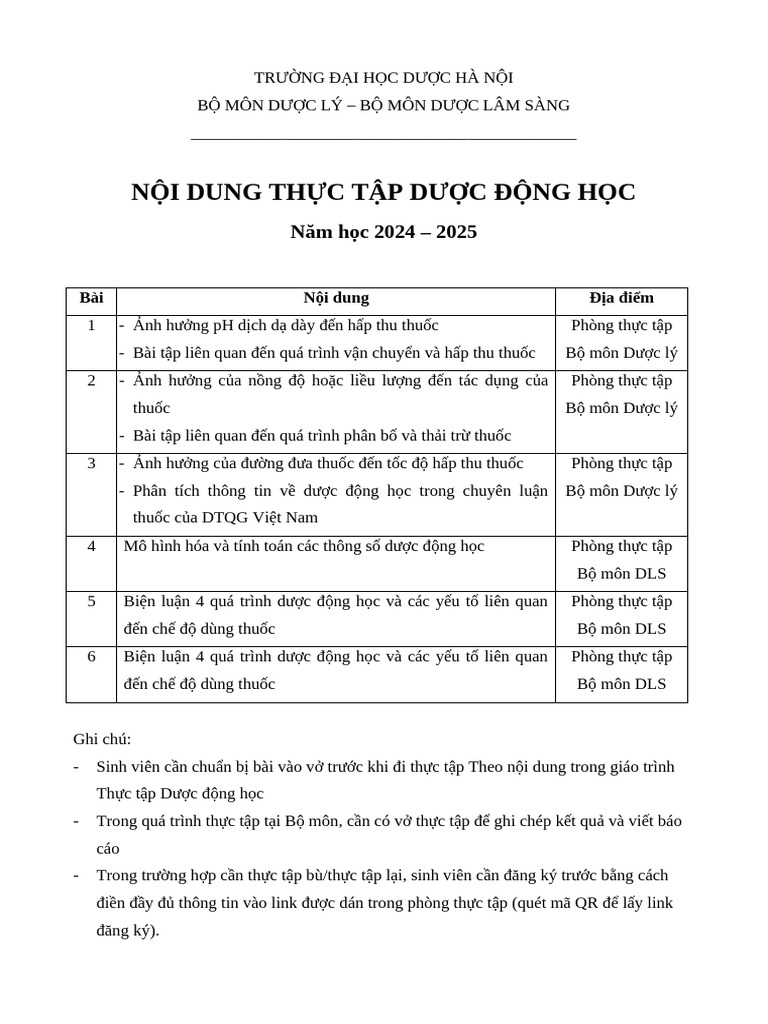 Noi Dung Thuc Tap DDH | PDF