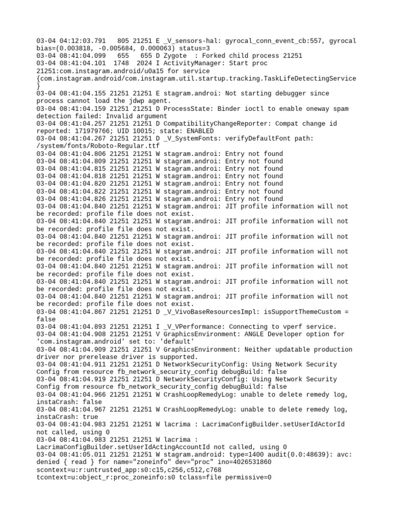 Log Pdf Java Programming Language Operating System Technology