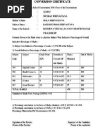 Conversion Certificate | PDF