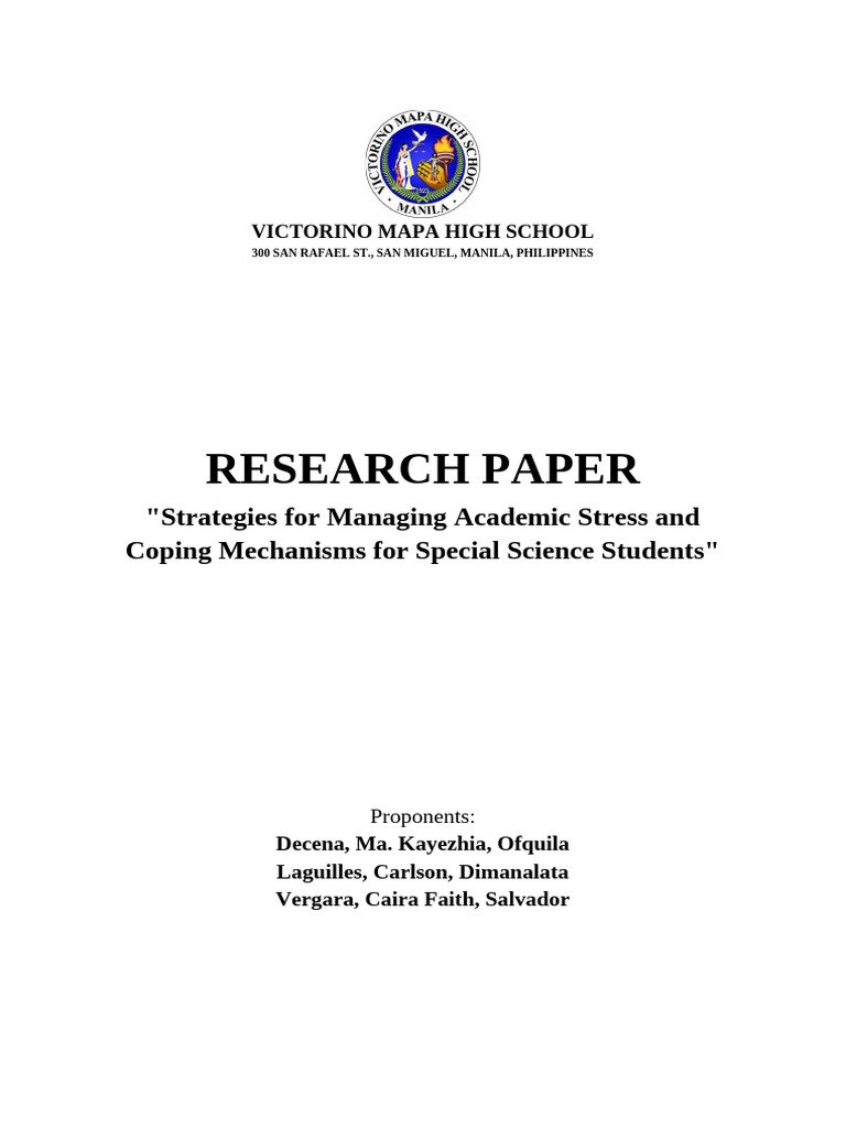 Research Paper Qualitative Introduction Draft | PDF | Stress (Biology ...
