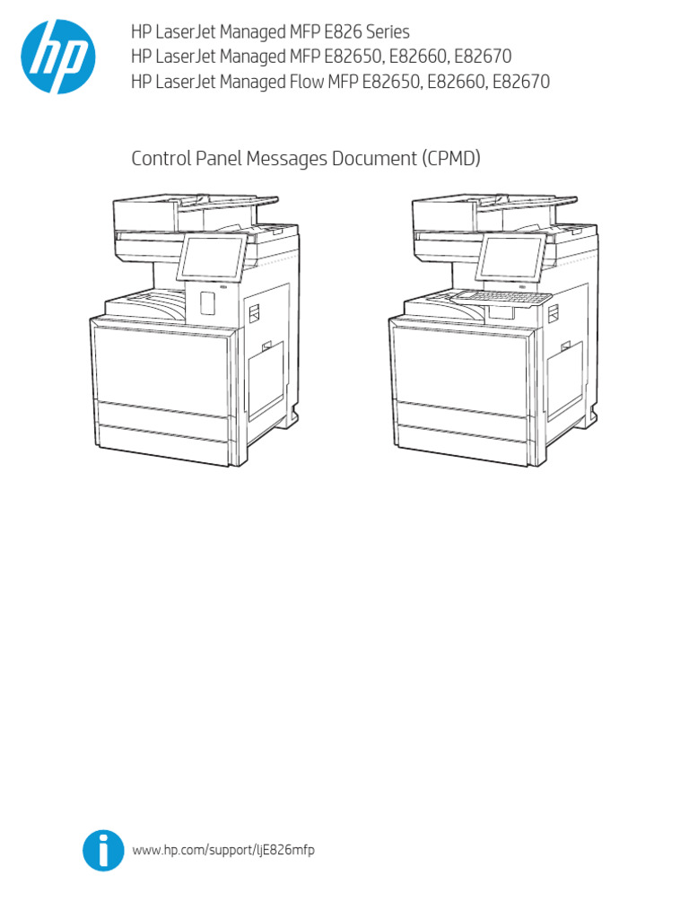 HP LJ MFP E826 MFP E82650 E82660 E82670 MAI 24 CPMD v04 | PDF ...