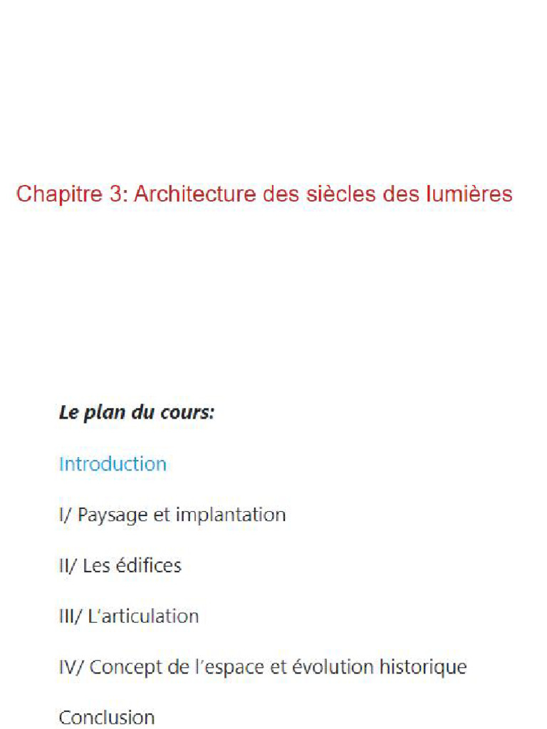 3.Arch-Siècles Des Lumières Cours de Prof | PDF