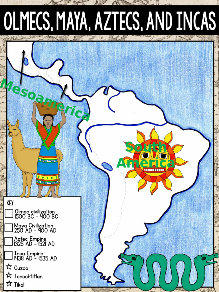 Olmecs Maya Aztecs Incas PowerPoint | PDF | Yucatán Peninsula | Mesoamerica