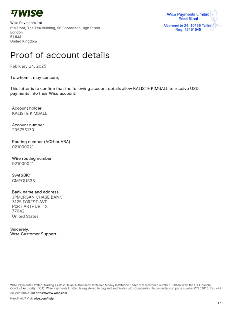 account_details_proof_usd (4) (1) | PDF