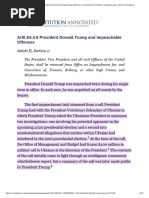 Answer of President Donald J. Trump | PDF
