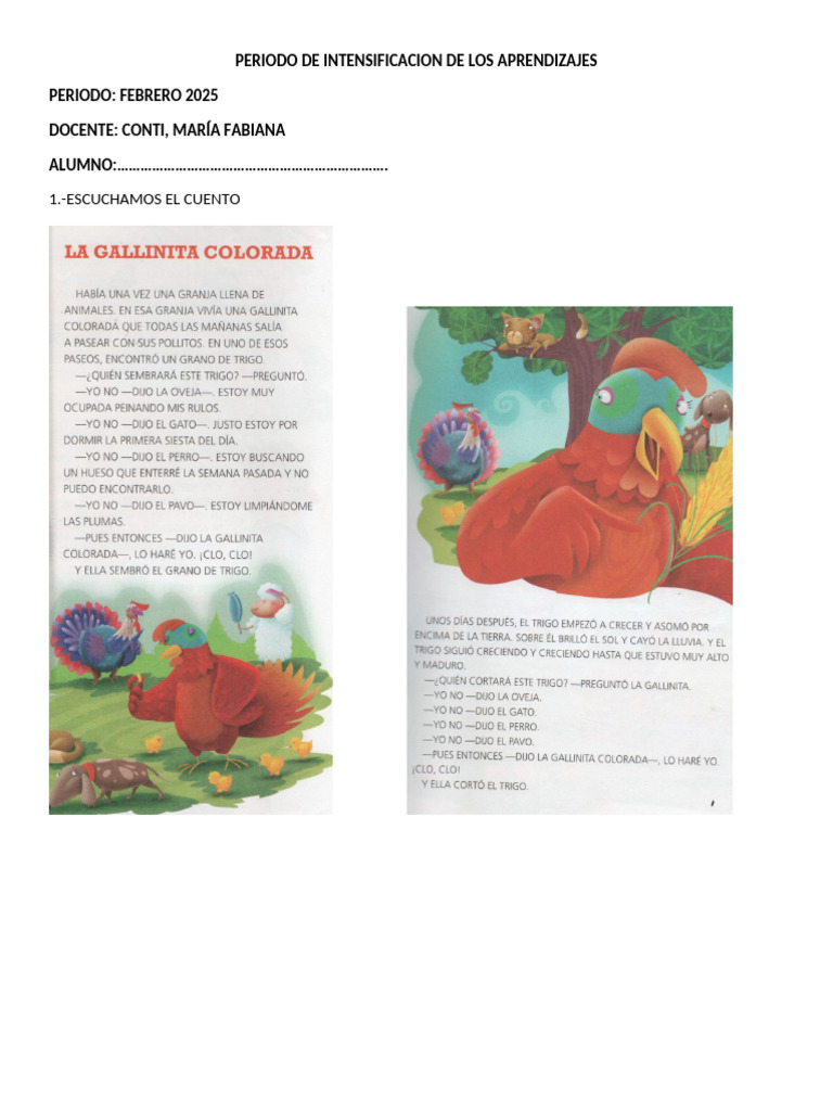 La Gallina Colorada | PDF