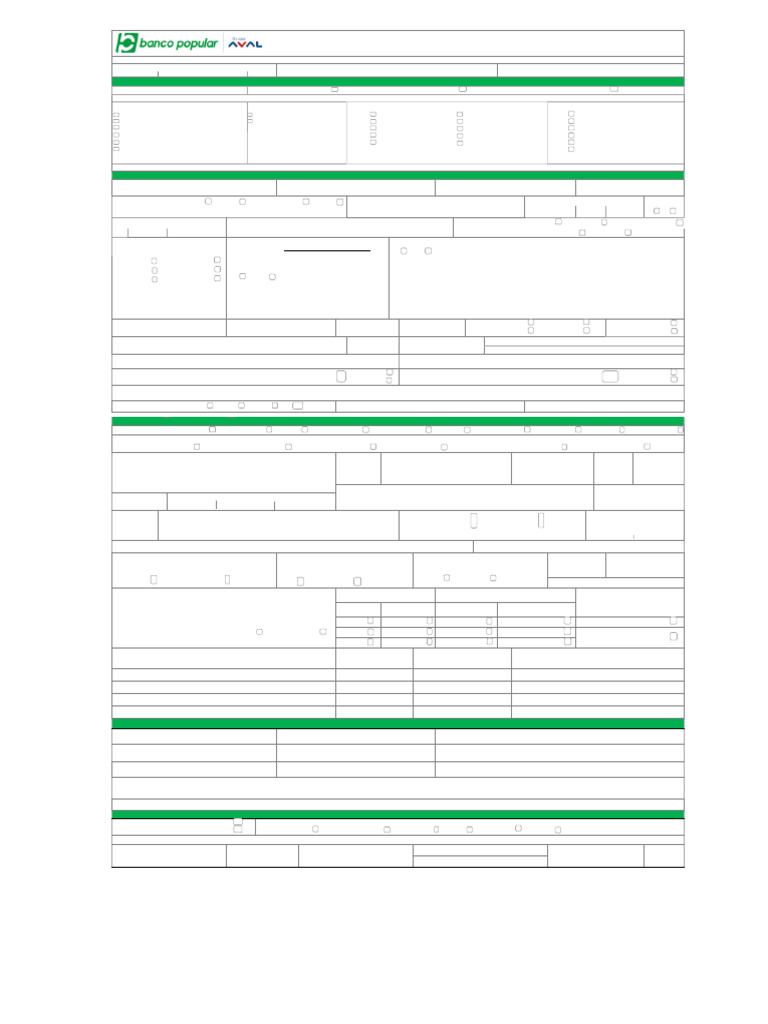 Solicitud de Productos y Servicios Bancarios | PDF | Crédito | Finanzas y dinero