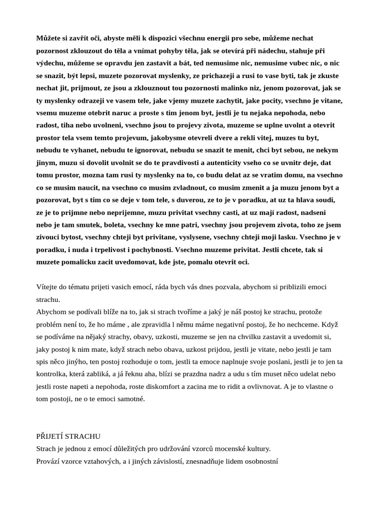 NVC Strach A Vztek | PDF