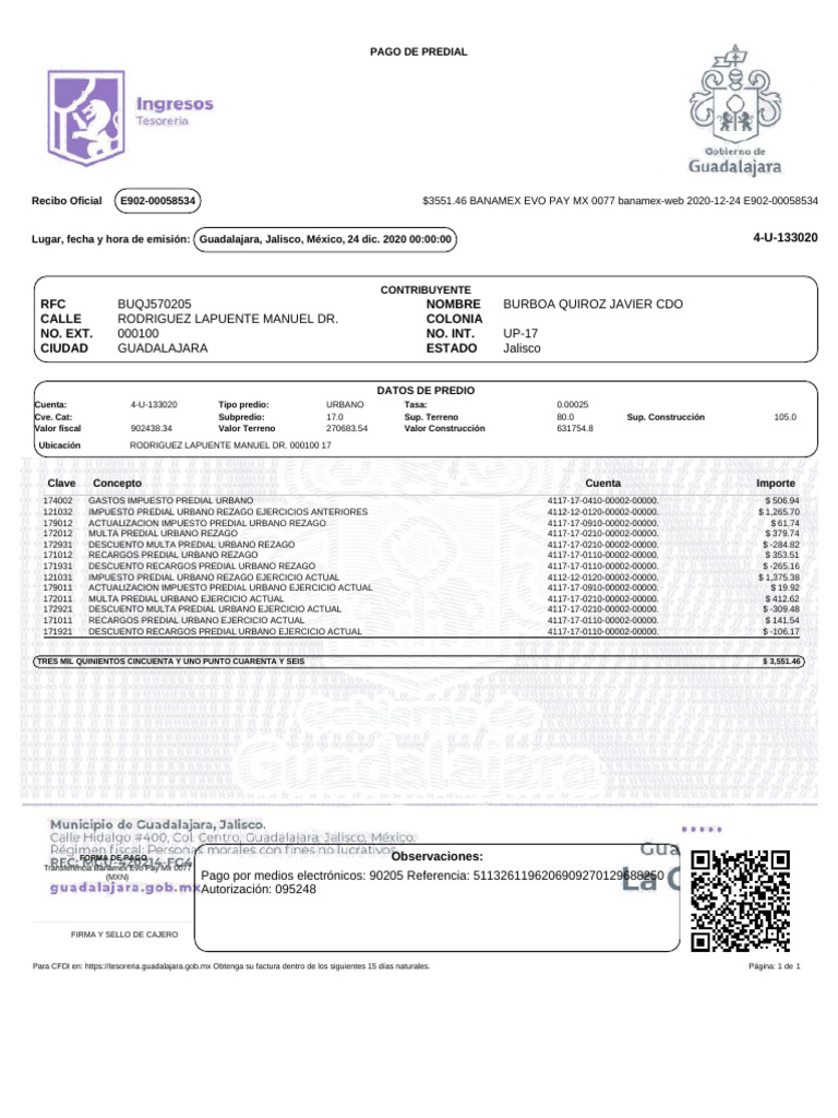 E902-00058534 | PDF | Pagos | Impuestos
