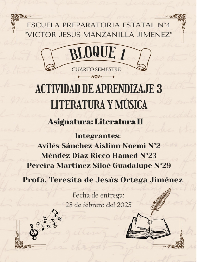 Relación entre Literatura y Música | PDF | Canciones | Bailes