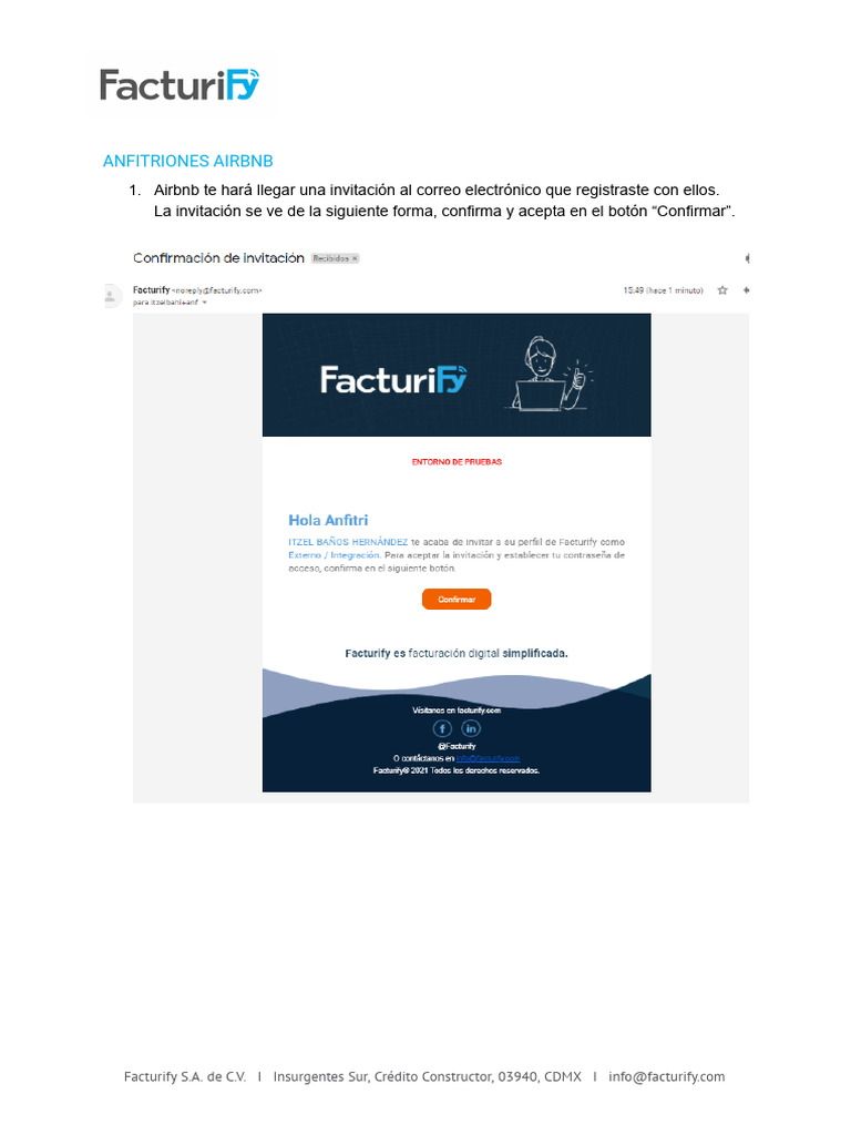 Guía para usar Facturify en Airbnb | PDF | Informática