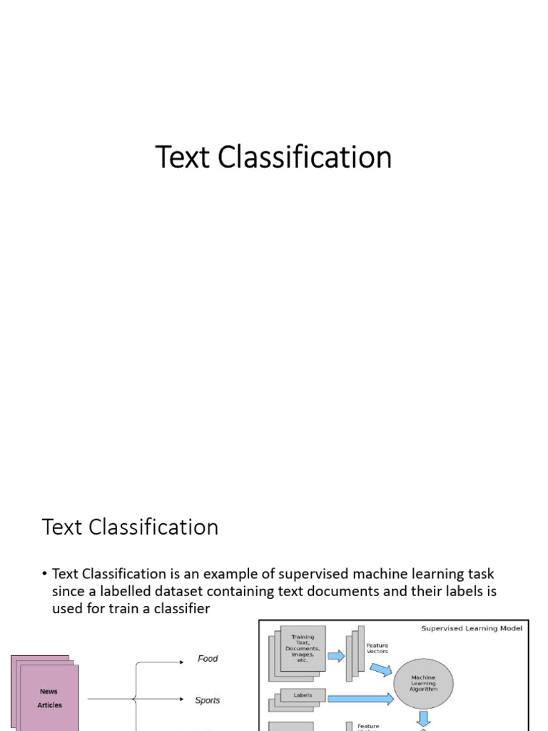 Lecture 6 Text Classification | PDF | Accuracy And Precision | Applied Mathematics