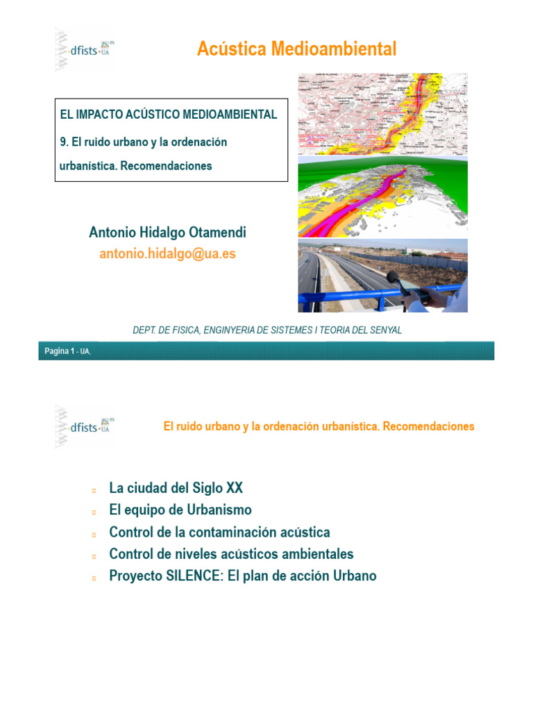 Tema-9 Urbanismo | PDF | ruido | Urbanismo