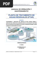 Manual de O&M-PTAR-g | PDF | Aguas residuales | Tanques