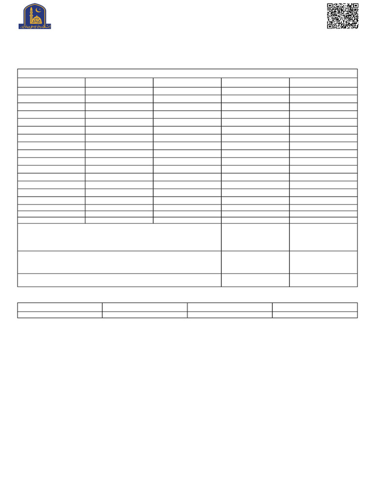 IUB Transcript & Library Security Clearance Form | PDF | Educational ...
