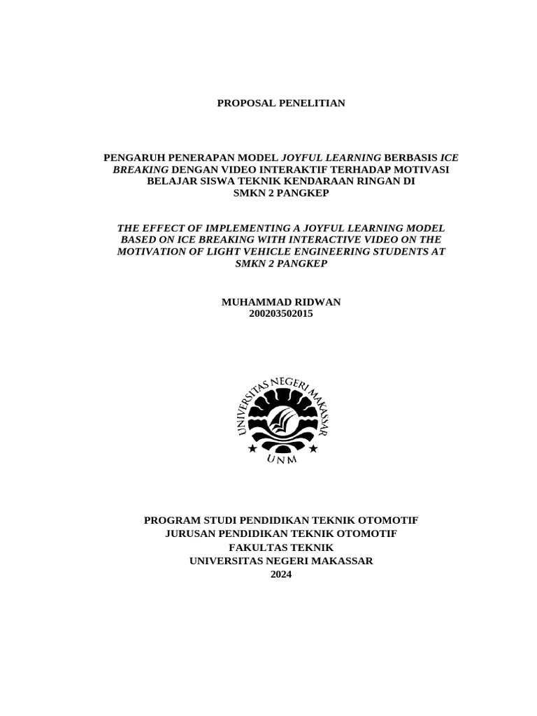 REVISI 6 PROPOSAL BAB 1-3 ridwan 4 FEB | PDF