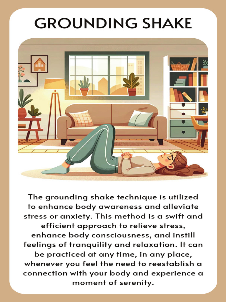 Somatic Therapy Coping Skill Cards | PDF | Breathing | Relaxation ...
