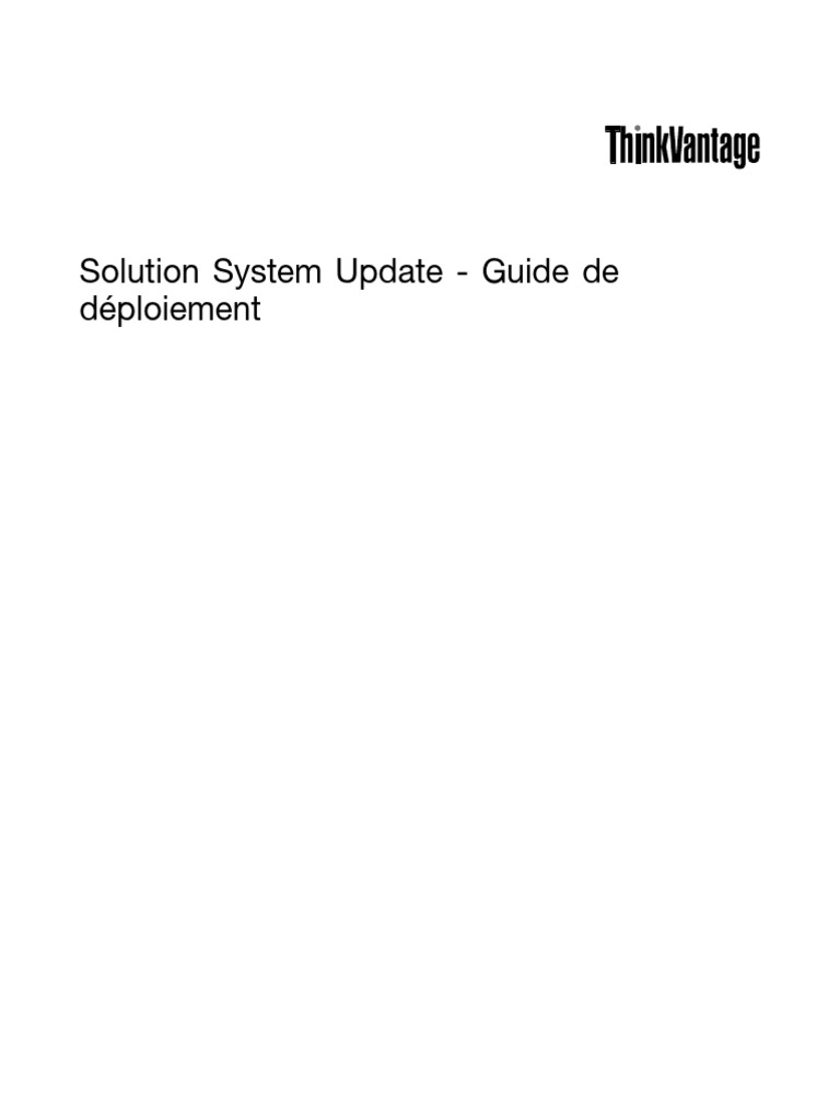 (French) System Update 5.0 Deployment Guide | PDF | Windows Server 2003 ...
